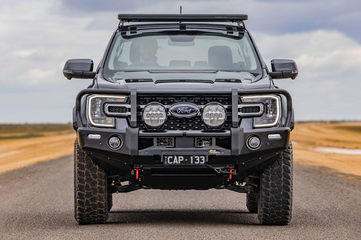 Deluxe Commercial Bull Bar to suit Next Gen Ranger | Ironman 4X4